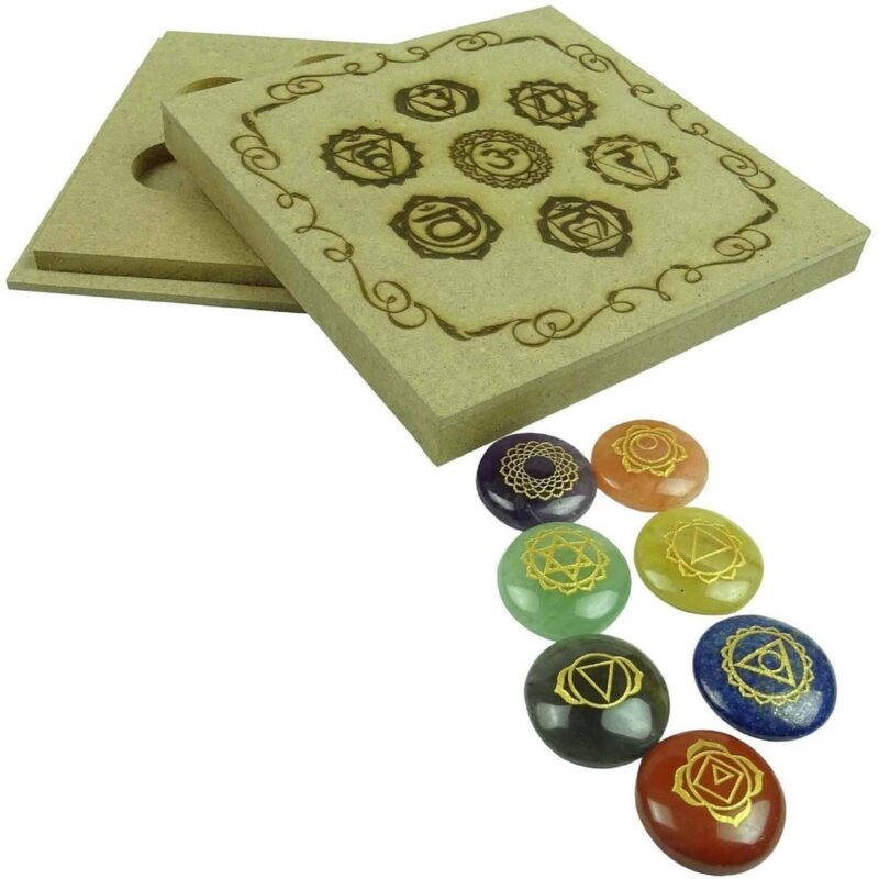 Buy wholesale Engraved Chakra Boxes - World of Crystals